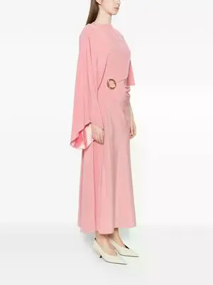 JOSEPH Joya Ring-detail Maxi Dress - Pink