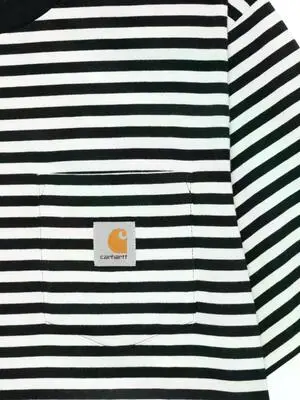 Carhartt Work In Progress Striped Pocket T-shirt