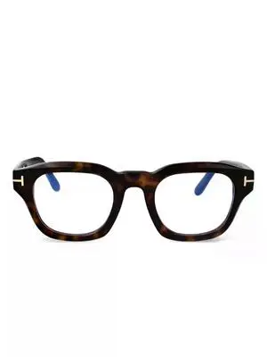 TOM FORD Square-frame Glasses - Brown