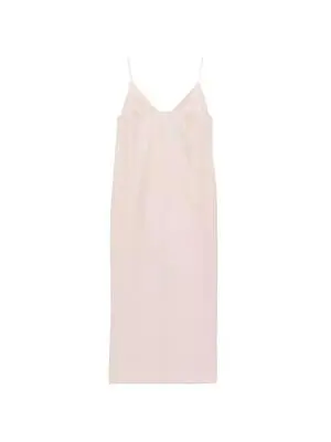 Brandon Maxwell Bridges Maxi Dress - Pink