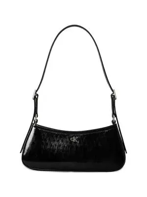 Calvin Klein Logo-plaque Shoulder Bag - Black