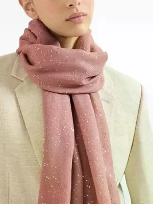 Brunello Cucinelli Sequin-embellished Scarf