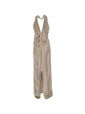 ALYSI V-neck Twisted Maxi Dress