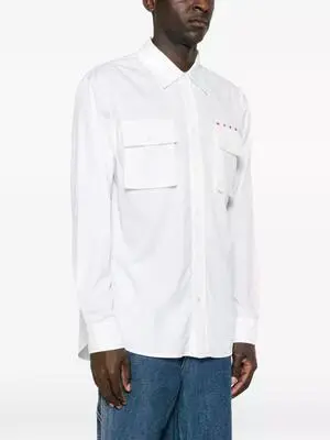 Marni Flap-pocket Logo Shirt