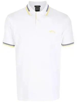 BOSS Paddy Polo Shirt - White