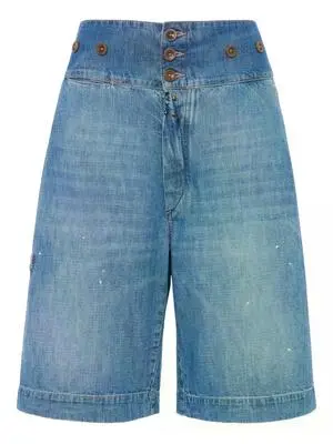 MAISON MARGIELA Denim Shorts - Blue