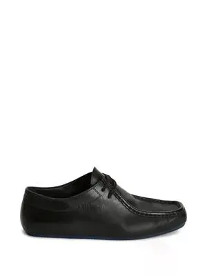 JIL SANDER Piping Lace-up Loafers - Black