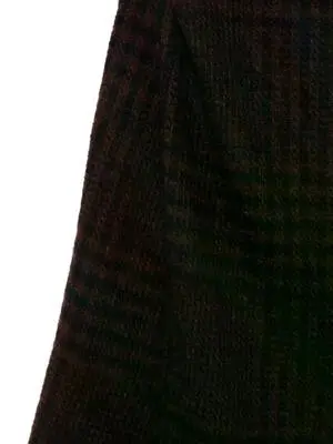 Faliero Sarti Principe Check Fringed Scarf
