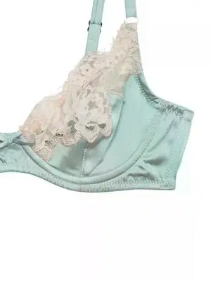 FLEUR DU MAL Juliet Lace Bra - Green