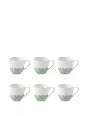 VILLEROY & BOCH Flower-pattern Coffee Cups - Green