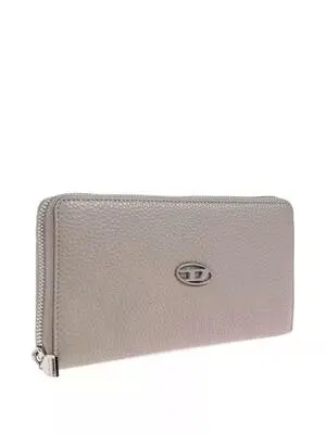 DIESEL Zip-around Logo-plaque Wallet