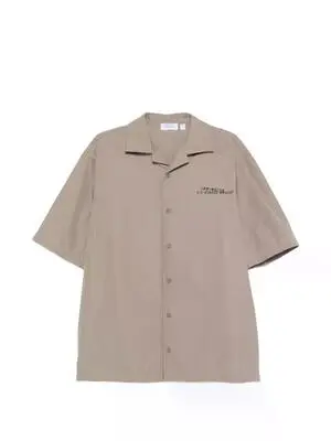 Off-White Buttoned Short-sleeve Shirt - Neutrals