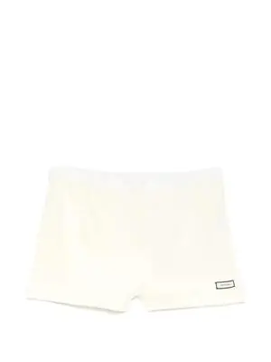 ENTIRE STUDIOS Elastic-waist Mini Shorts - Yellow