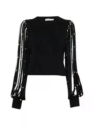 Simkhai Studded Cut-out Top - Black
