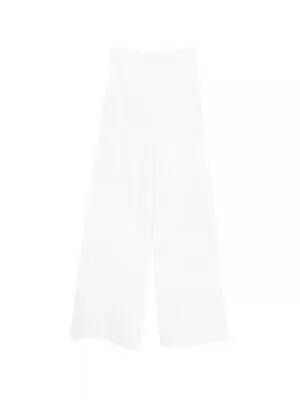 Max Mara Wide-leg Palazzo Pant - White