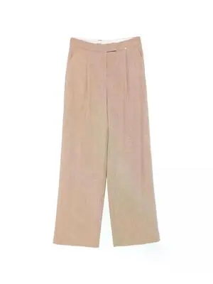 Liu Jo Pleated-front Trousers - Neutrals