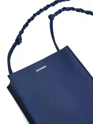 JIL SANDER Small Cannolo Embossed Cross Body Bag
