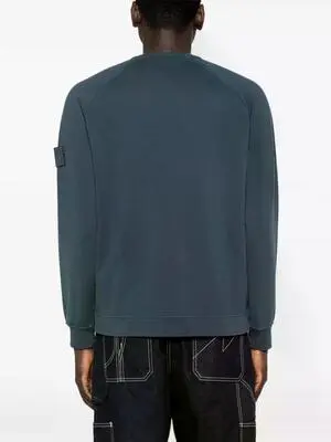 Stone Island Patch Crew-neck Sweatshirt