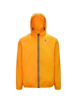 K-WAY Hooded Zipped Jacket - Orange
