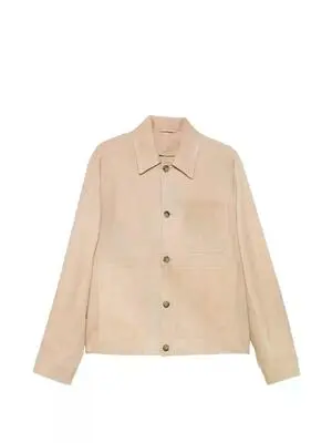 Altea Lewin Suede Jacket - Neutrals