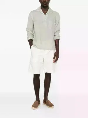 LARDINI Chest-pocket Polo Shirt - Green