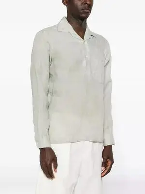 LARDINI Chest-pocket Polo Shirt - Green