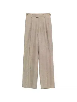 BERWICH Pleated-front Trousers - Neutrals