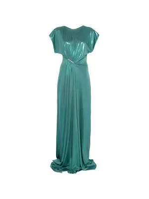 NISSA Draped Gown - Green