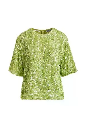 Essentiel Antwerp Sequin Blouse - Green