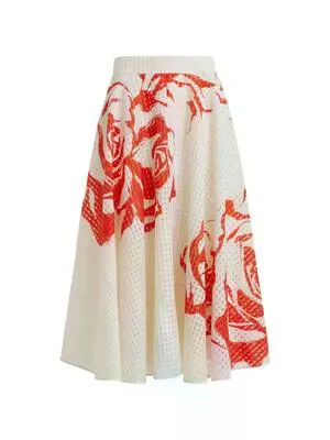 Essentiel Antwerp Floral Skirt - White