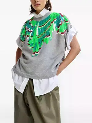 Essentiel Antwerp Sequin-embellished T-shirt