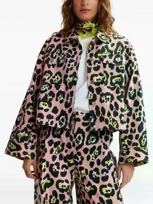Essentiel Antwerp Jenna Leopard Print Jacket