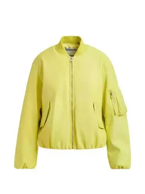 Essentiel Antwerp Pocket-sleeve Bomber Jacket - Yellow