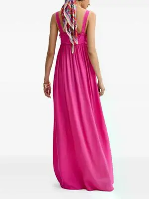 Essentiel Antwerp V-neck Maxi Dress - Pink