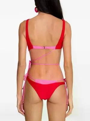 AMIR SLAMA Cut-out Tie One-piece Swimsuit