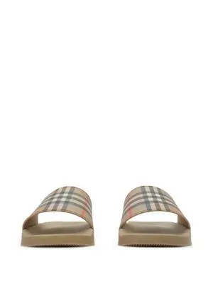 Burberry Check Slides