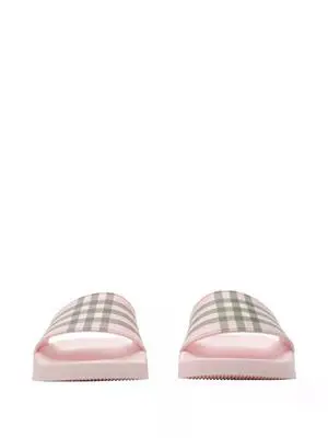 Burberry Check Slides