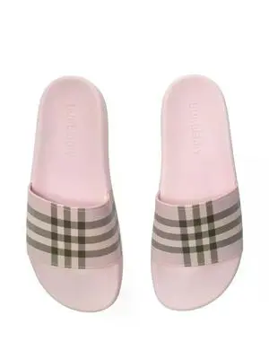 Burberry Check Slides