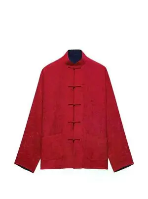 Shanghai Tang Reversible Floral Jacket - Red