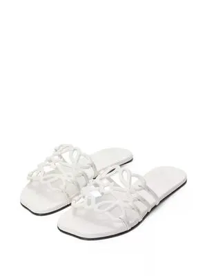 Loewe Leather Flat Sandals