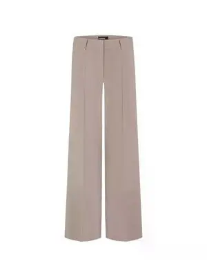 CAMBIO Amelie Wide Leg Trousers - Neutrals