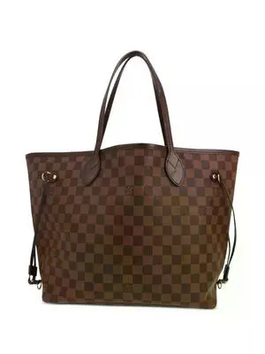 LOUIS VUITTON 2015 Neverfull Tote Bag - Brown