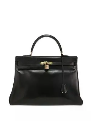 Hermès 2002 Kelly 35 Handbag - Black
