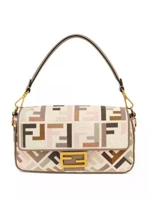 Fendi Baguette Shoulder Bag - Neutrals