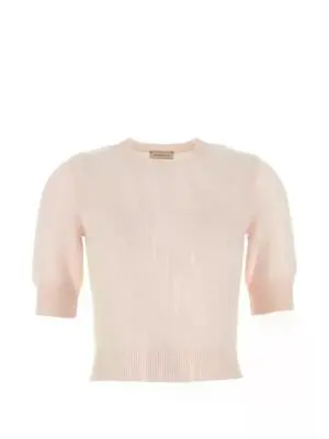 Le Kasha Cashmere Cropped Sweater - Pink