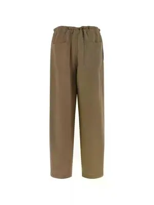Brunello Cucinelli Twill Straight-leg Trousers - Brown