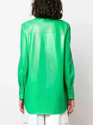 Patrizia Pepe Coated Long-sleeve Shirt