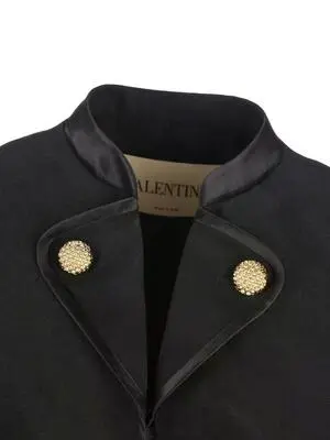 Valentino Garavani Button-embellished Cropped Jacket
