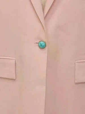 A PAPER KID Button Linen Jacket