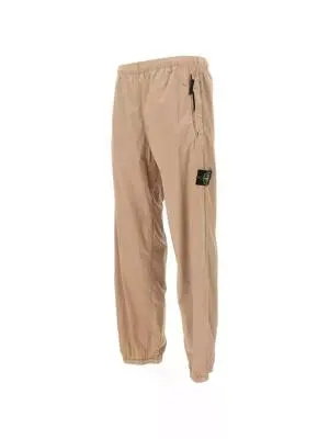 Stone Island Logo Detail Trousers - Neutrals